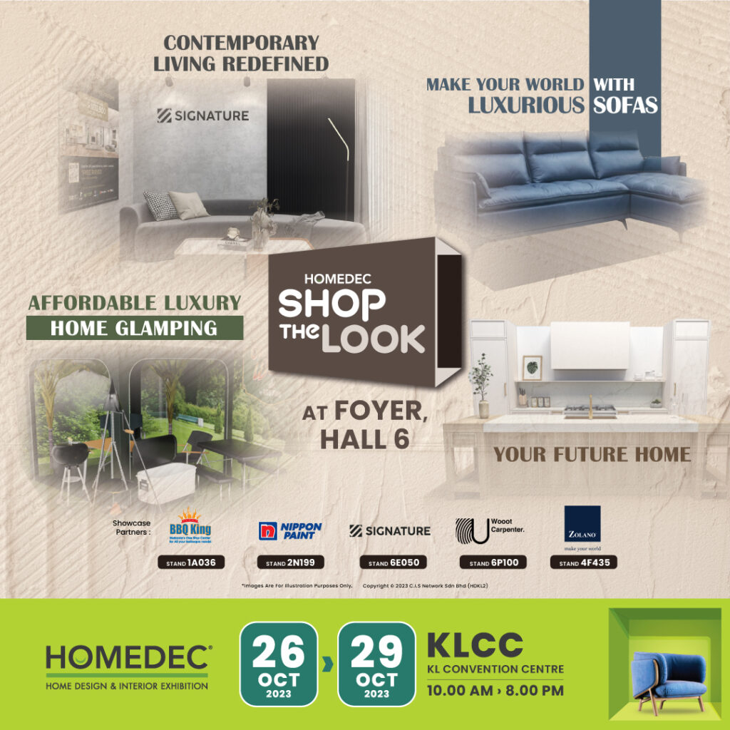 Shop your dream home at HOMEDEC Shop The Look