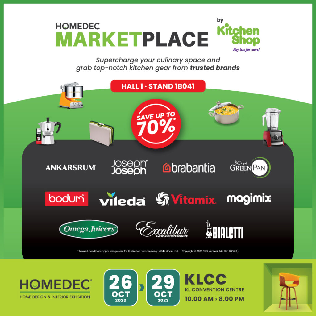 Join HOMEDEC Marketplace by Kitchen Shop now